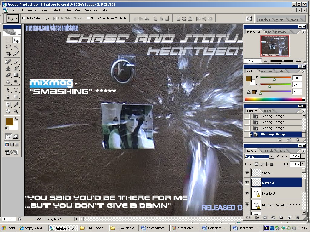 Media A Level Coursework: TV poster and Evaluation