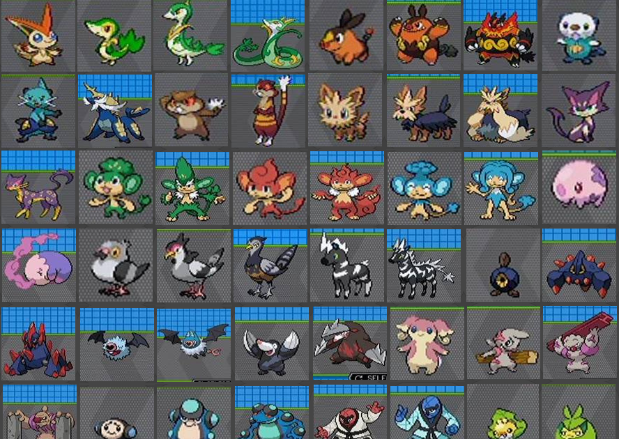 Pokémon TamerBrasil: Todos os pokémon da 5º geração