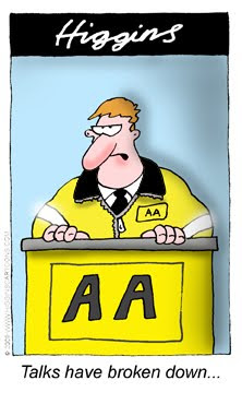 HIGGINS CARTOONS: AA Strike action called