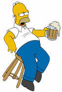 SIMPSONS: HOMER SIMPSON BORRACHO