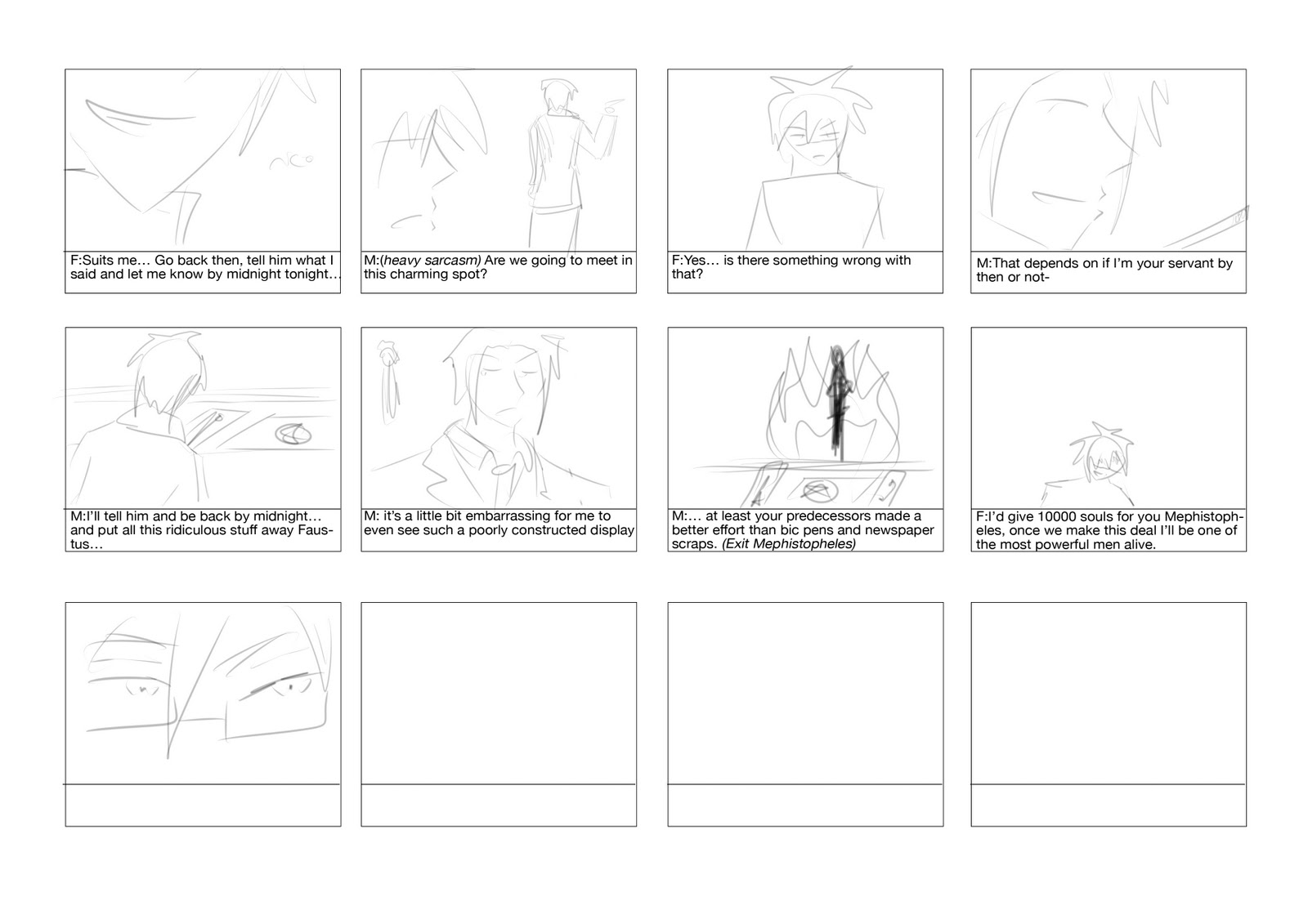 I am the wind: all rough storyboards finished!