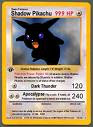 Pokemon Tribune: Fake Shadow Pikachu.