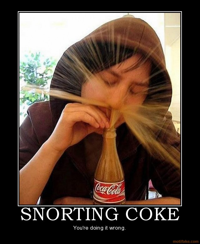 Gentle Art of Meme: Snorting Coke