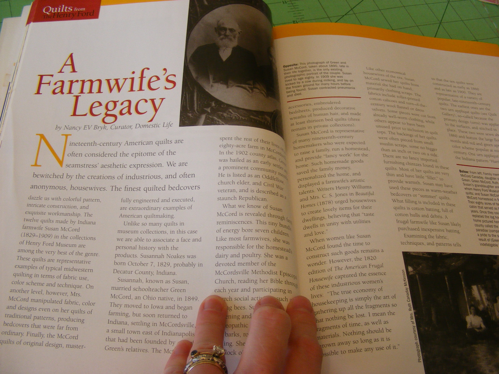 Camp Follower Bags and Quilts: Susan McCord Quilts