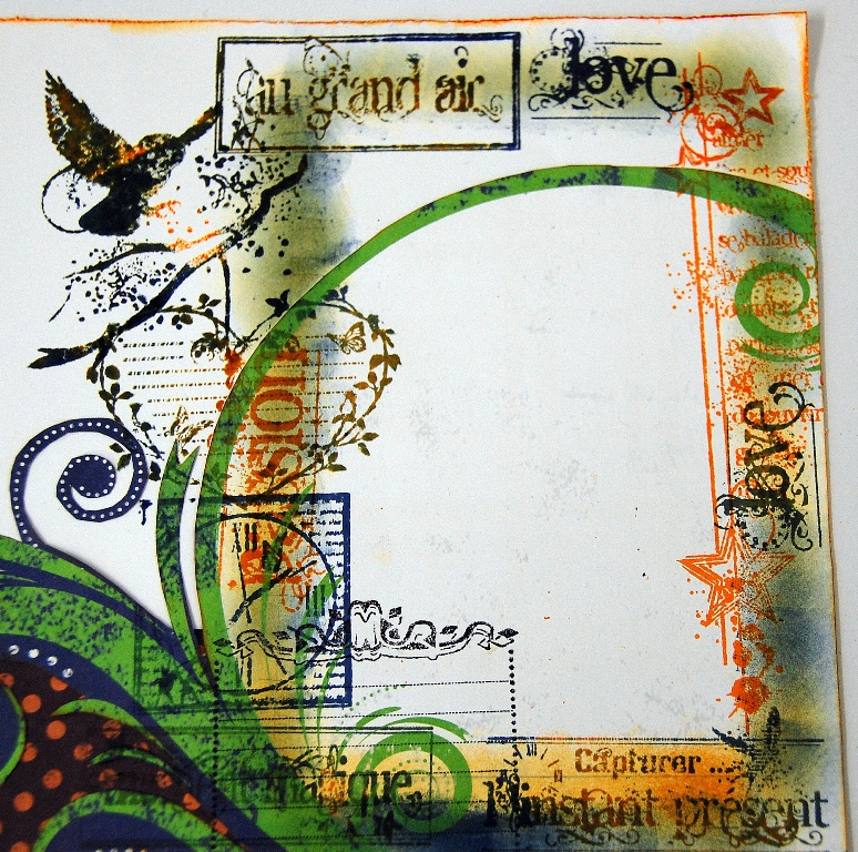 Scrapperlicious: Random Stamping to Frame