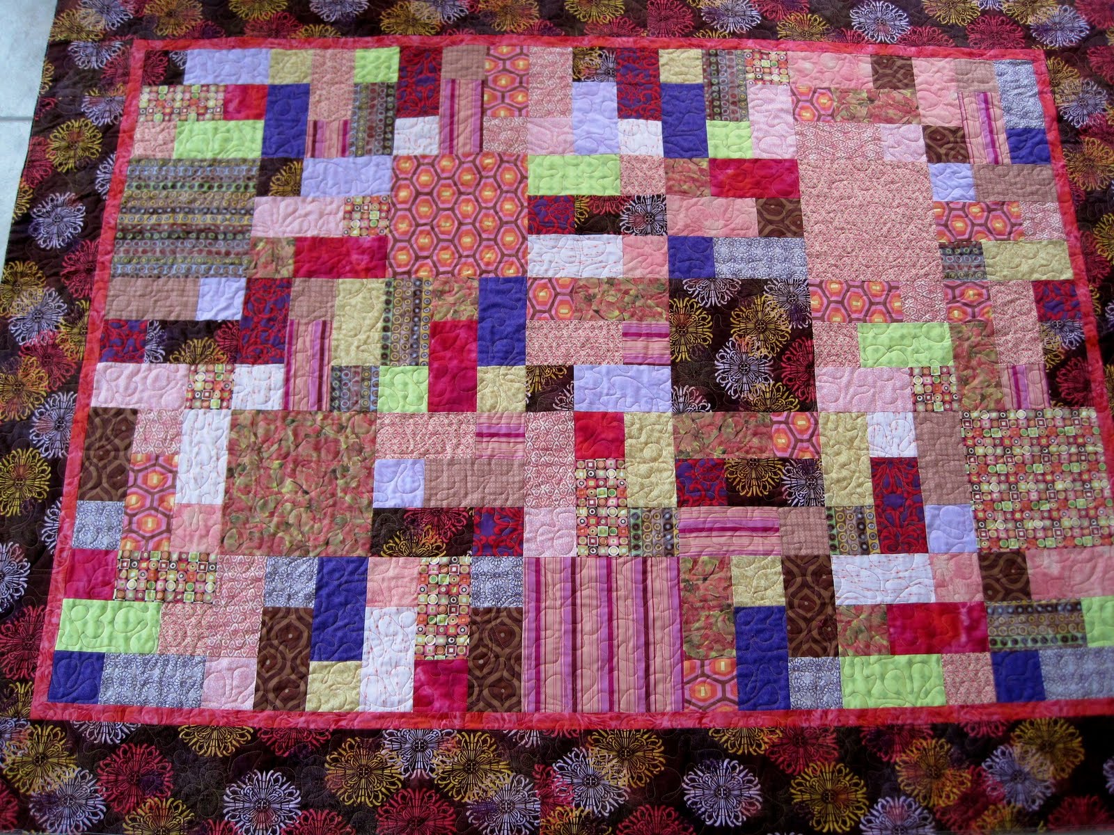 Finely Finished Quilts: Sandy's Quilt
