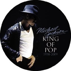 MICHAEL JACKSON - KING OF POP FOREVER: Michael Jackson Button Black Series