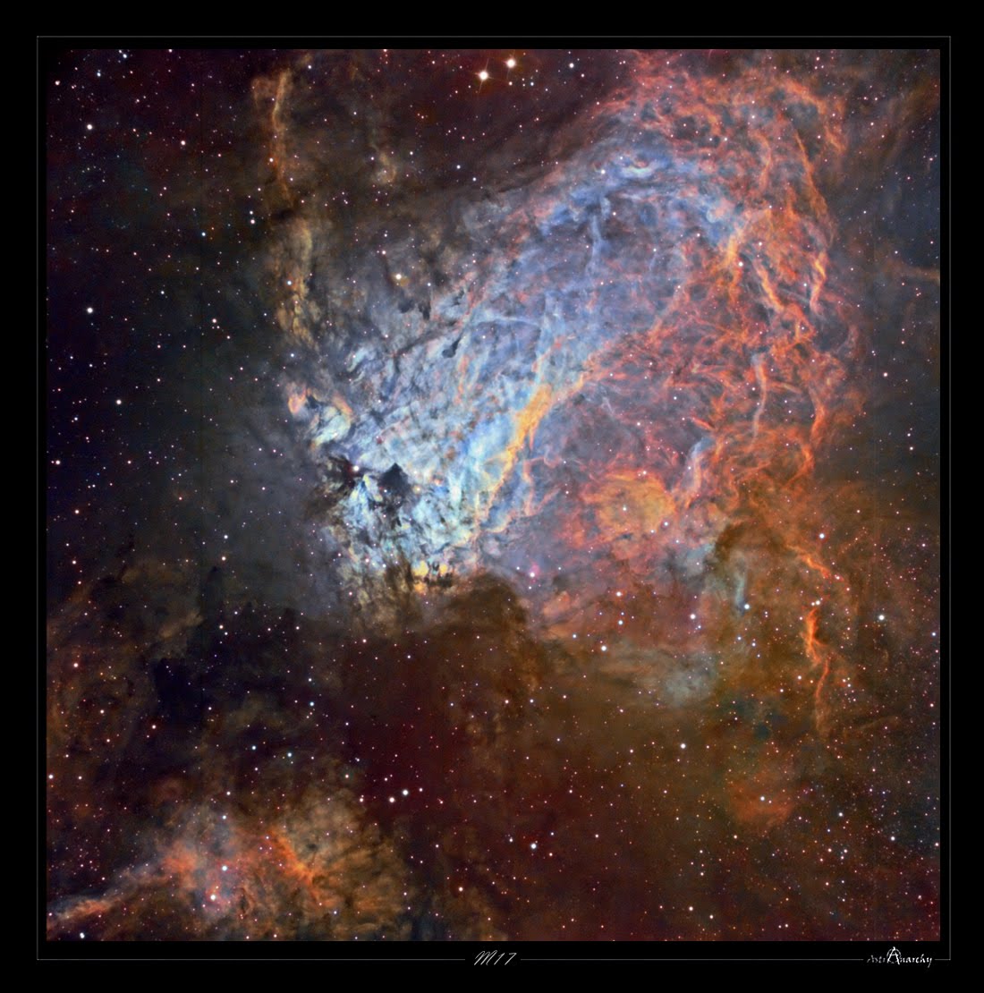 Astro Anarchy: M17, the "Omega nebula"