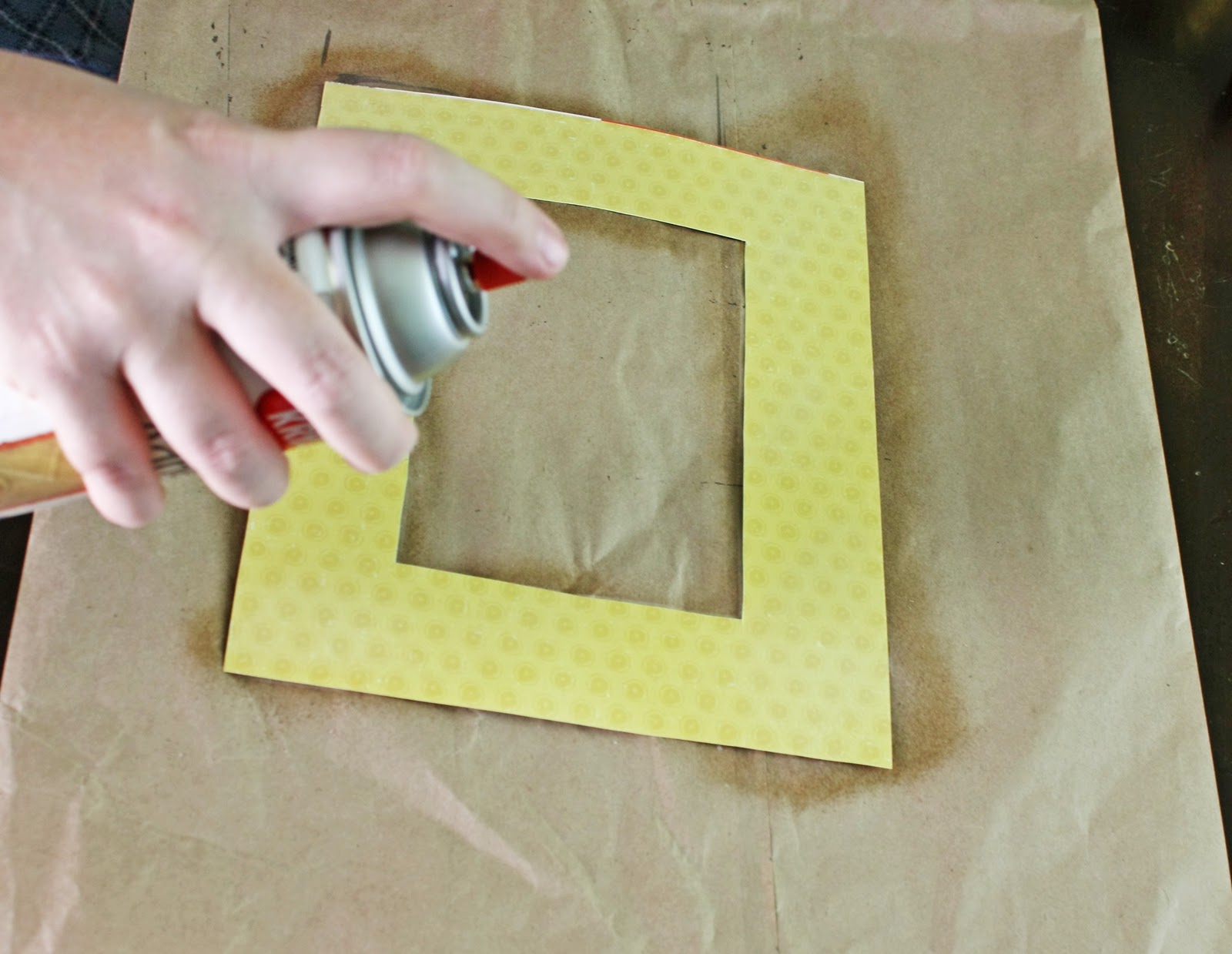 Using Paper to Decorate a Frame - Stacy Risenmay