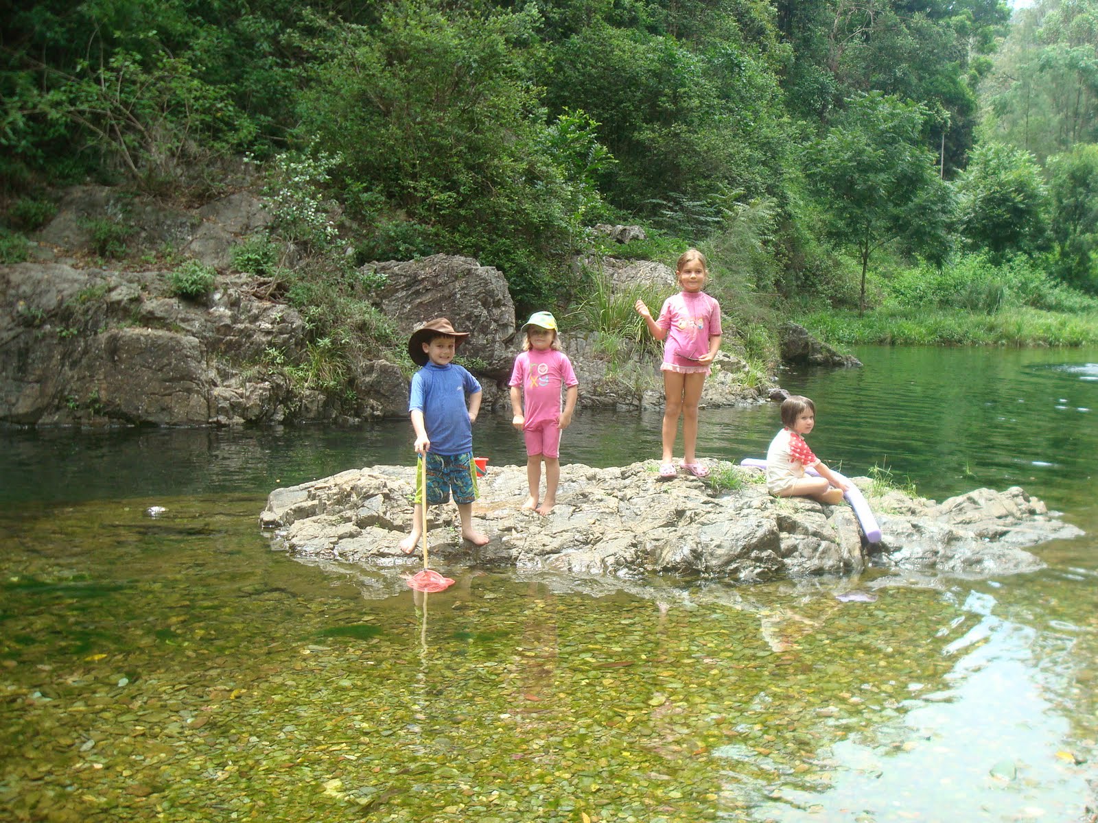 The Green Family: March - Camping at Bulumba Creek