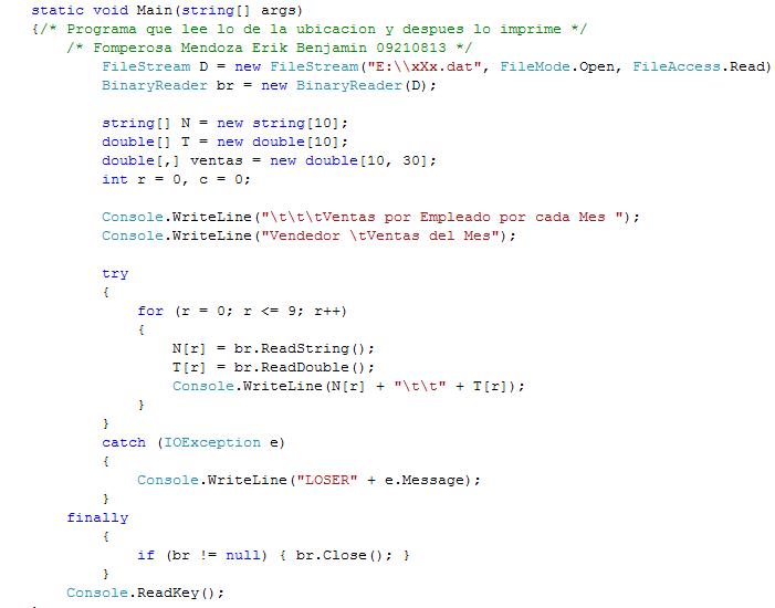 Programación I: Practica 13