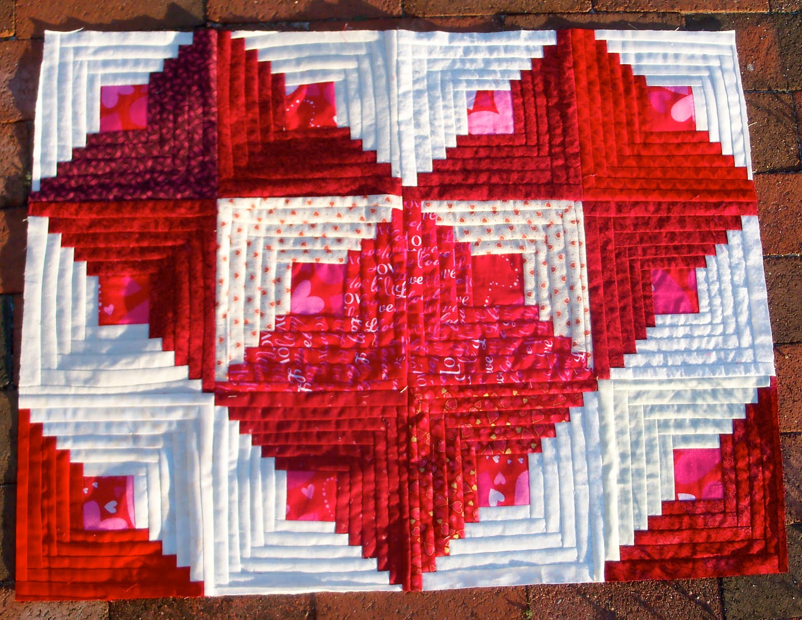 Textiles4you: Paper Pieced Heart Blocks