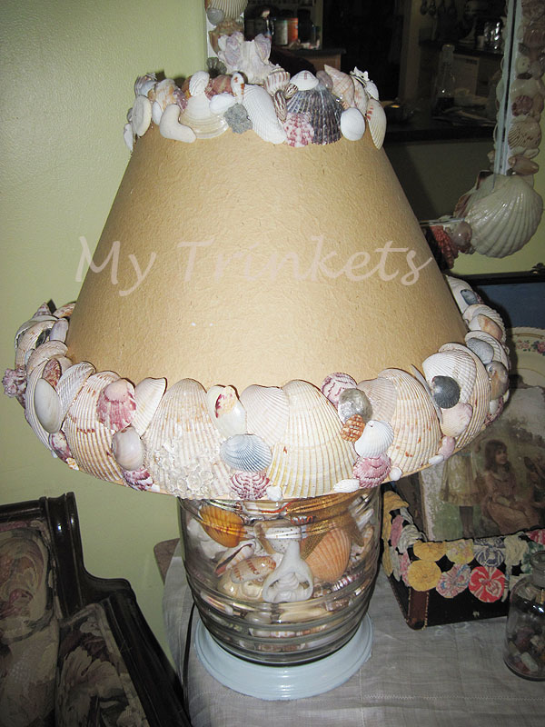 My Trinkets: Seashell Lamp
