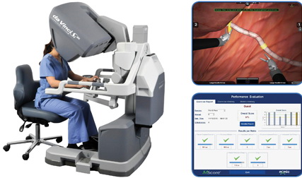 Intuitive's da Vinci simulator