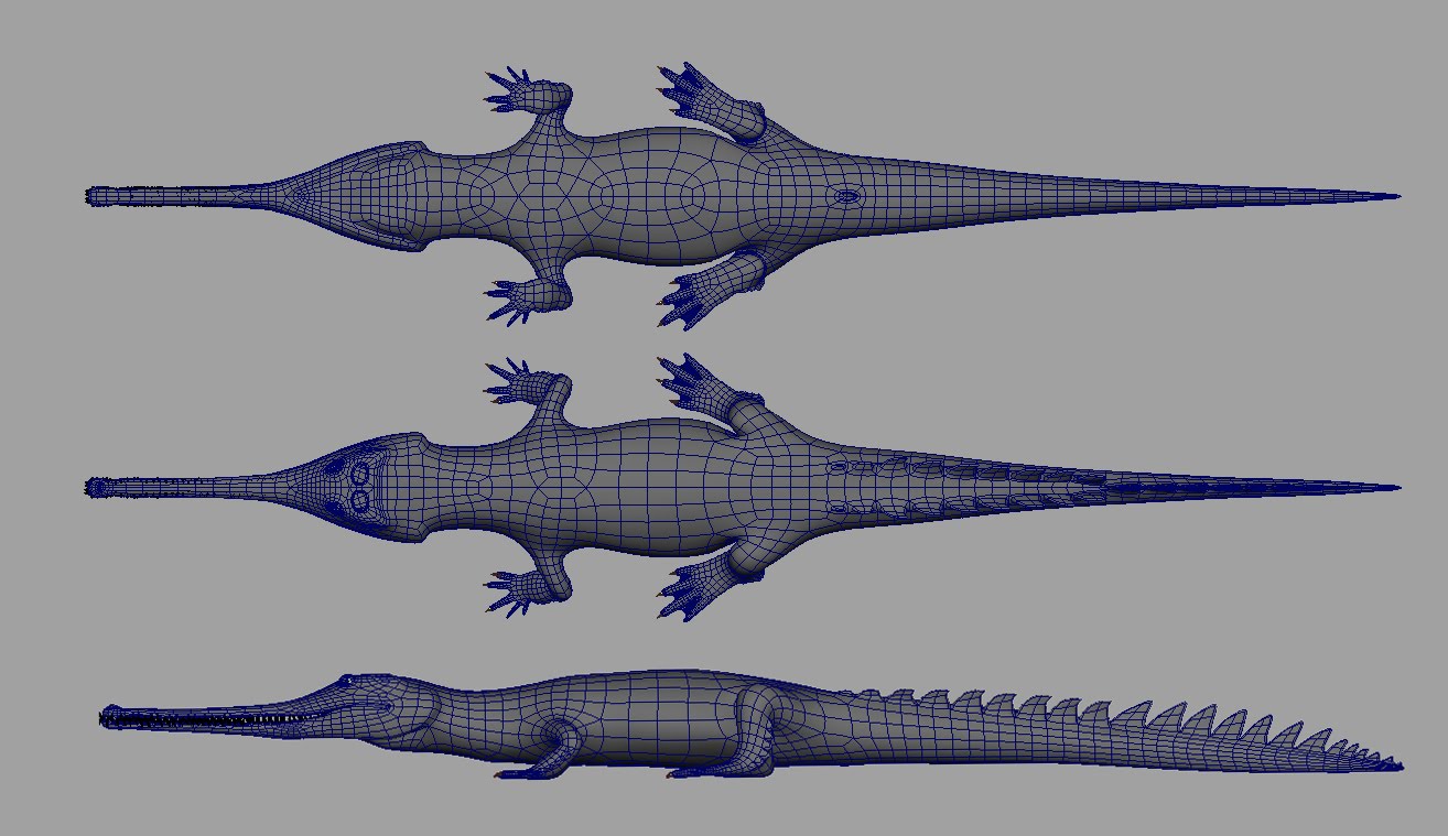 Digital Thoracosaurus Production Blog: LOTS of Progress!!!