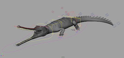 Digital Thoracosaurus Production Blog