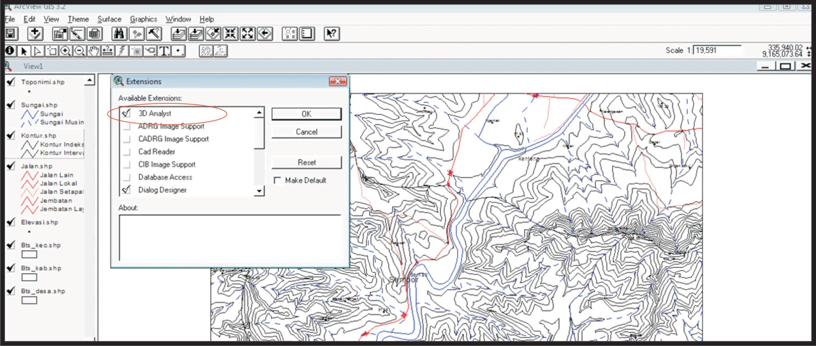 Cara membuat peta manual - pnasg
