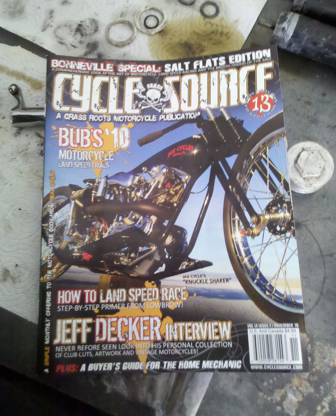Lowbrow Customs Blog-O-Rama: New Cycle Source Magazine: Salt Flats ...