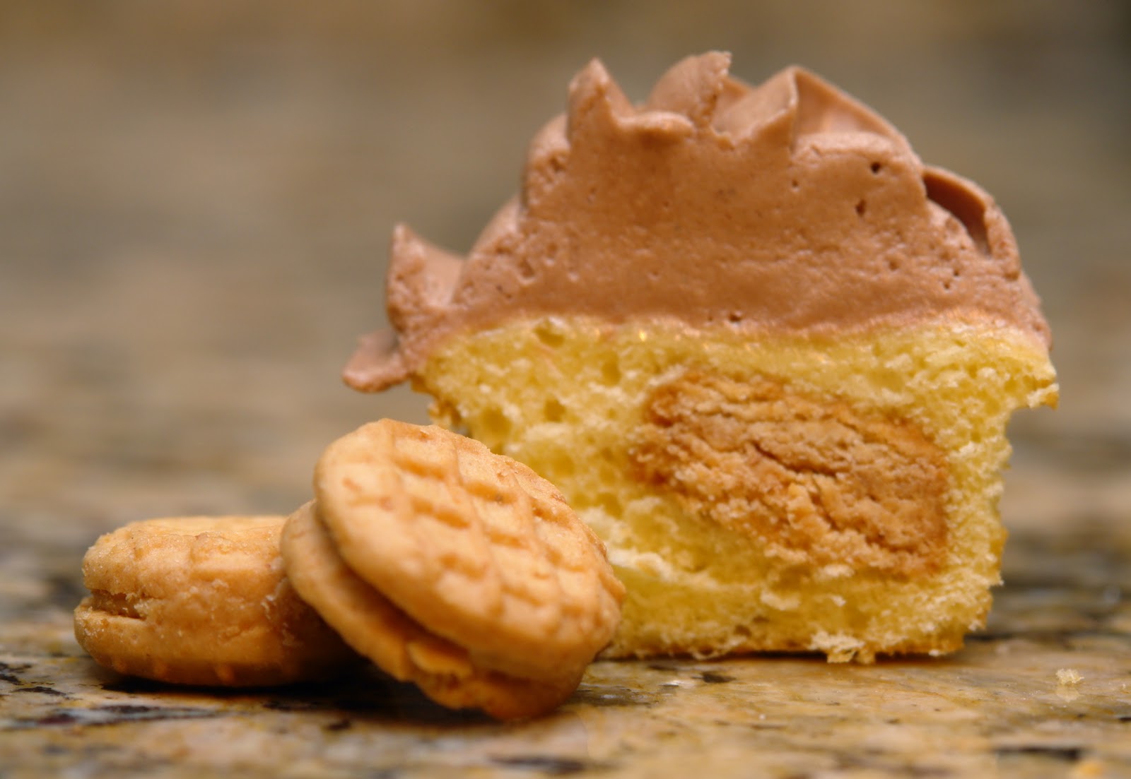 booturtle's show and tell: Mini Nutter Butter Cupcakes