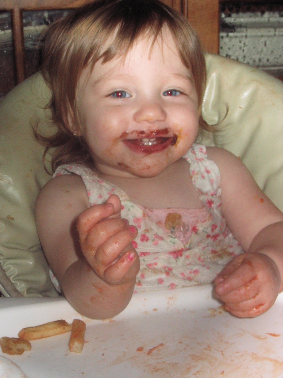 Gwaltney Family: Eating pudding