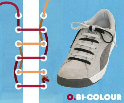 Stylish Shoe lacing methods