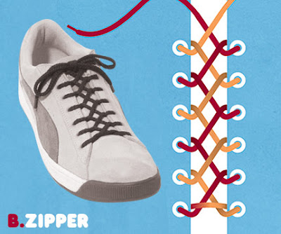 Stylish Shoe lacing methods