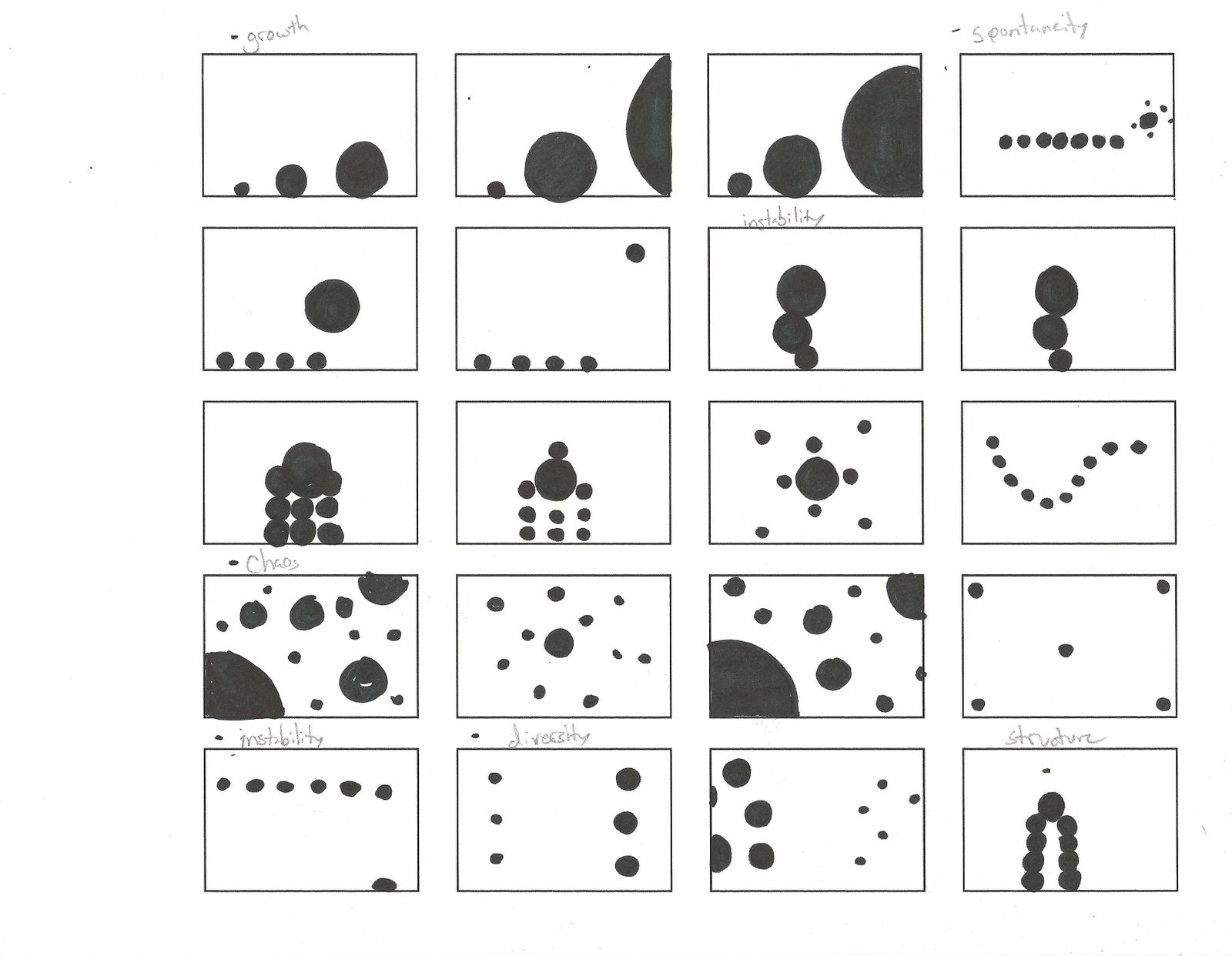 Patrick Drake's graphic process: DOTS DOTS DOTS