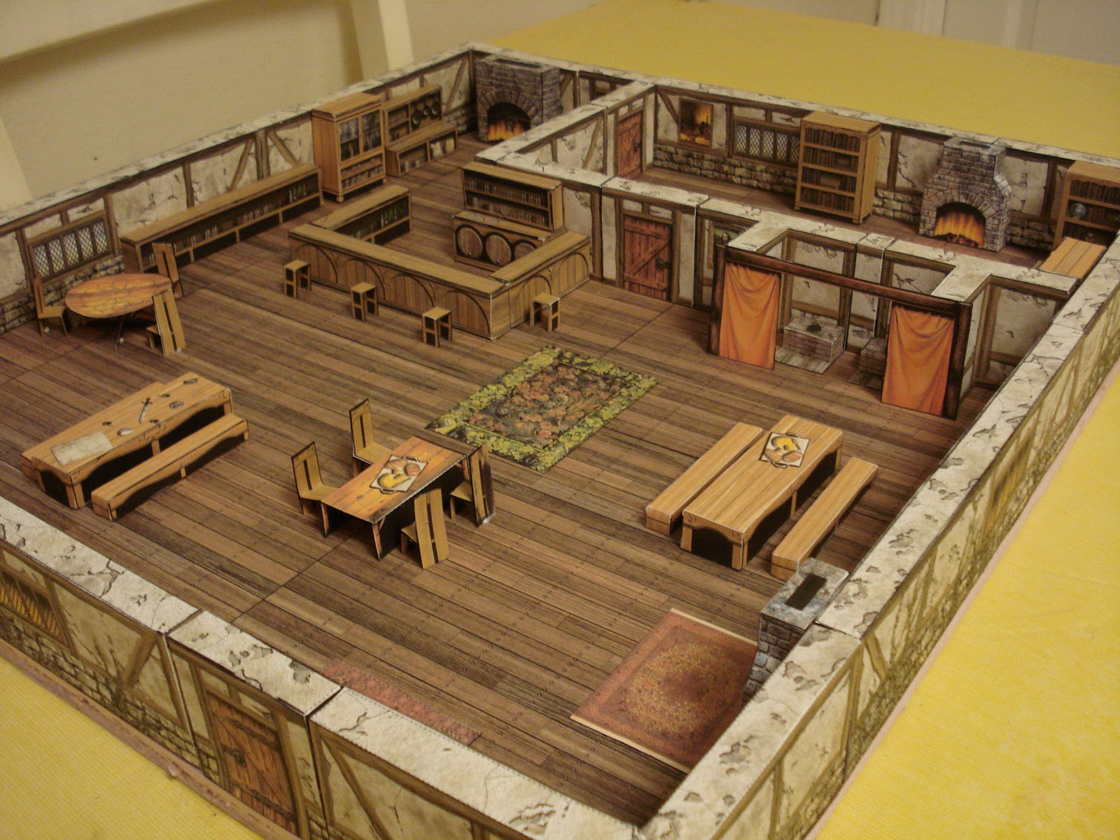 Tactical Miniatures Gaming: Warrior Heroes Inn and Tavern