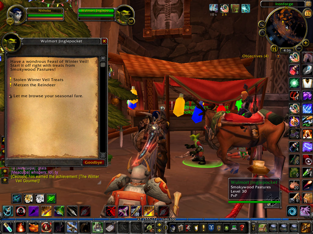 Shadows Wow Guide: Feast of Winter Veil Quest Stormwind to Ironforge