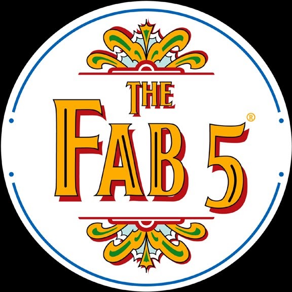 The Fab 5 Blog!: New Fab 5 Drumhead