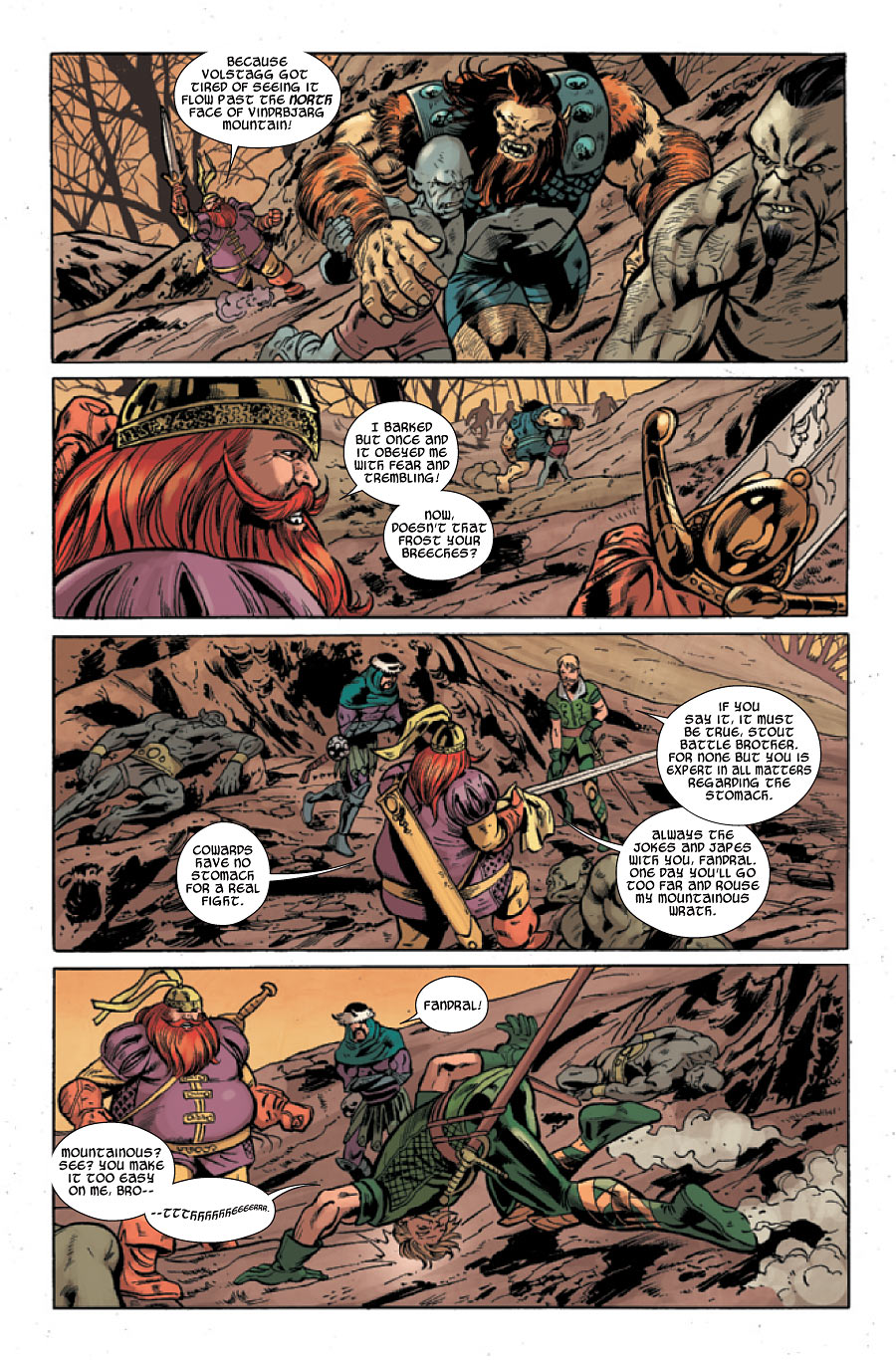 thebristolboard: warriors 3 issue 2 pics