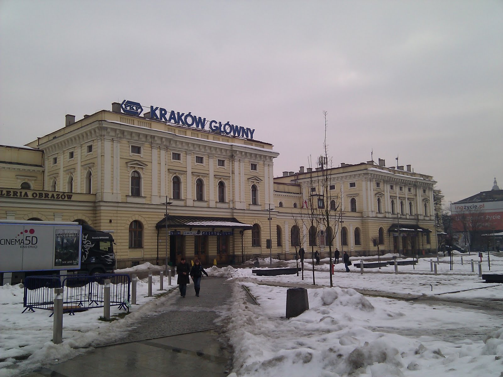 railway stations: Poland: Krakow (Kraków Główny dworzec kolejowy)