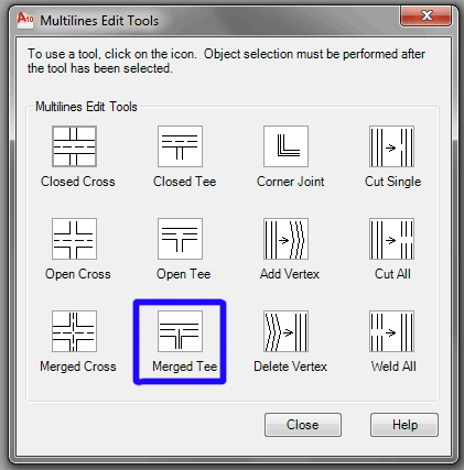 gambar teknik: Multi Line