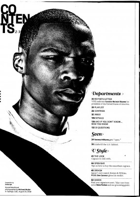 AS Media :: Stephanii 3lizabeth: Vibe Contents Page Analysis