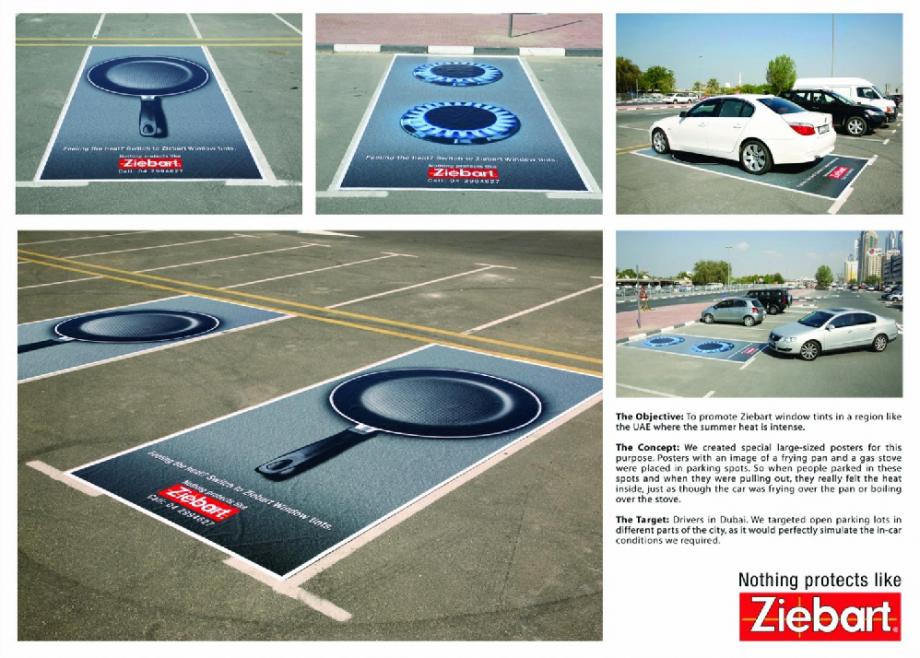 Adformula: Ziebart - power of ambient advertising..