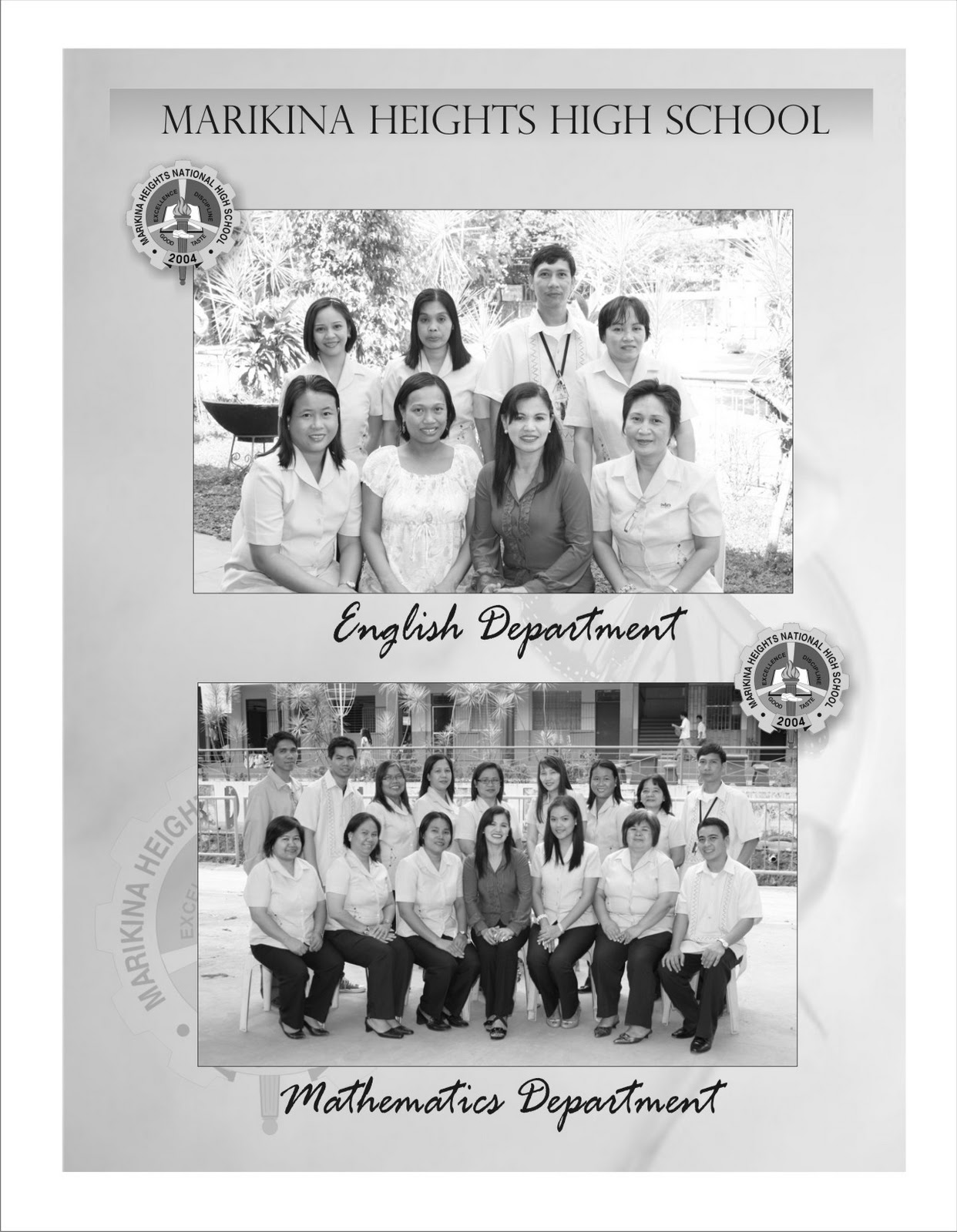 Yearbook: Marikina Heights High School, Marikina City | HS Grafik Print
