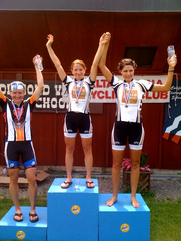 Wells Fargo Racing Team: Diamond Valley Road Race - Podium!