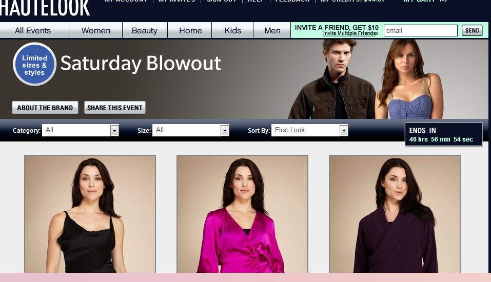 Sponsored Post: HauteLook Saturday Blow-out Sale!