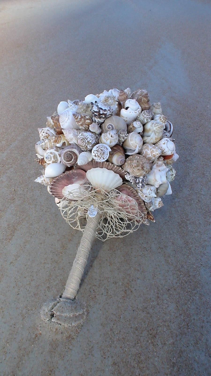 It's A Ball Bouquet: Seashell bouquet