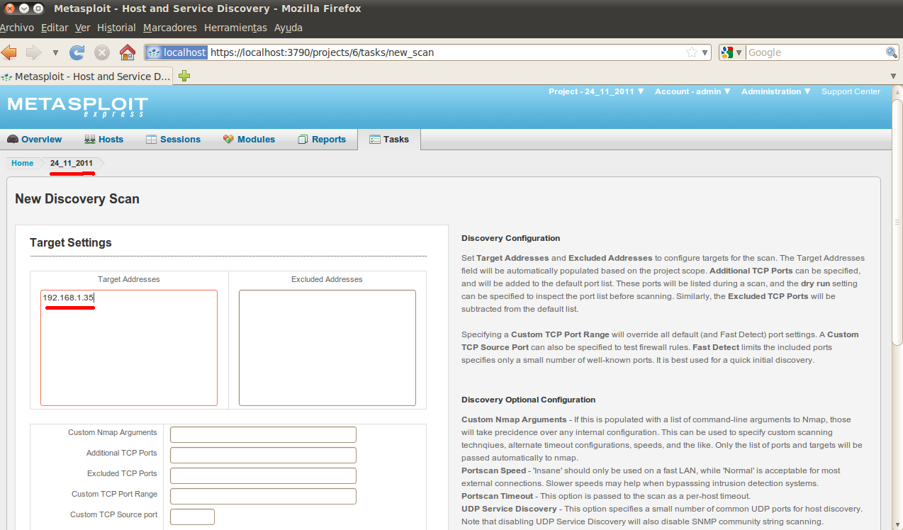 Presentando Metasploit Express ~ Security By Default