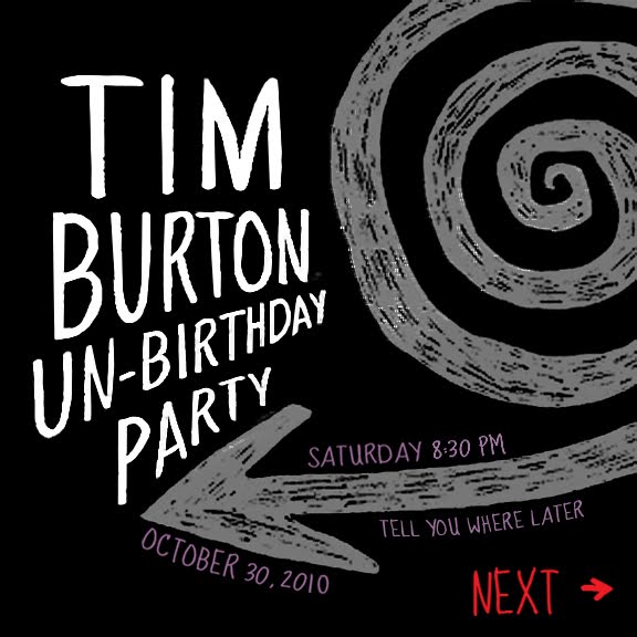 pearls on the path: pumped up about a tim burton themed party