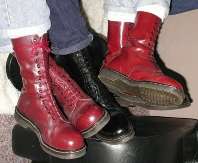 The little Things: Cherry red doc Martens forever