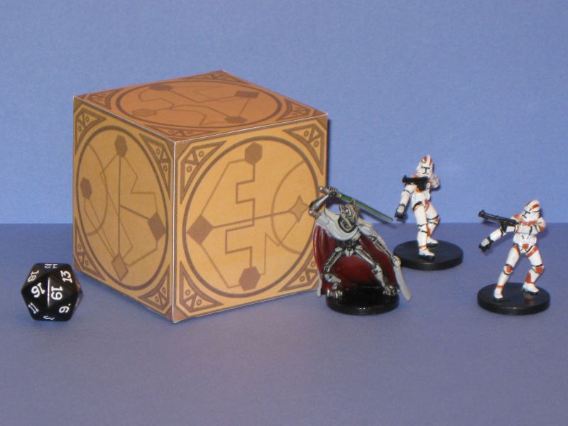 idea designs: Star Wars Papercraft: RPG Holocron