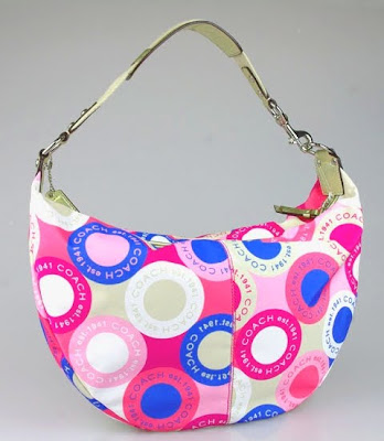LADIES BAG ONLINE: #499 - COACH DAISY SCARF PRINT HOBO BAG 15166