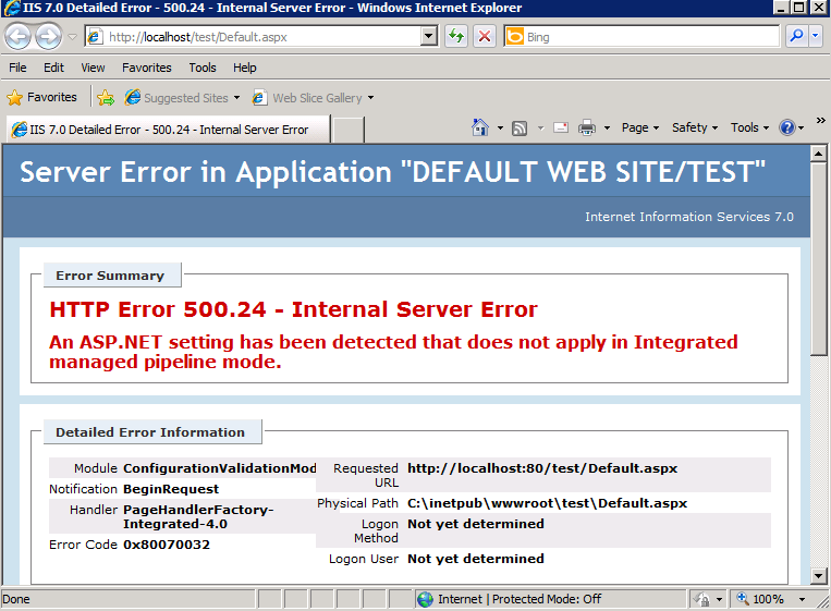 米米貓學開發: ASP.NET 4 + IIS 7 Impersonate 設定