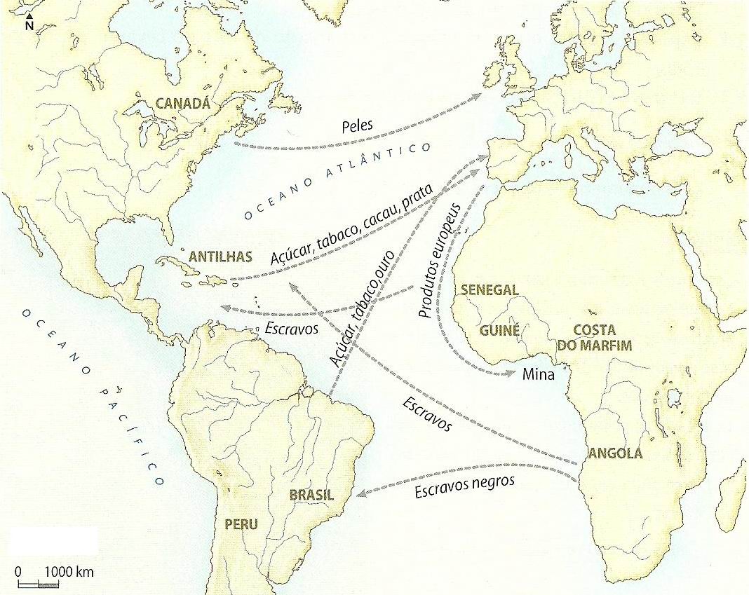 Mapa De Comercio Triangular