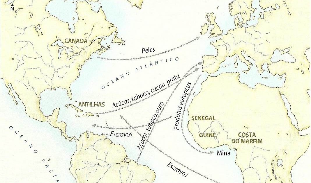 Escola EB2,3 de Penedono História 8: O comércio triangular