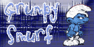Grumpy Smurf