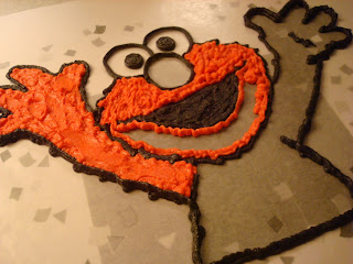 Dulces Ideas y Mas: FBCT - Elmo Cake!!!