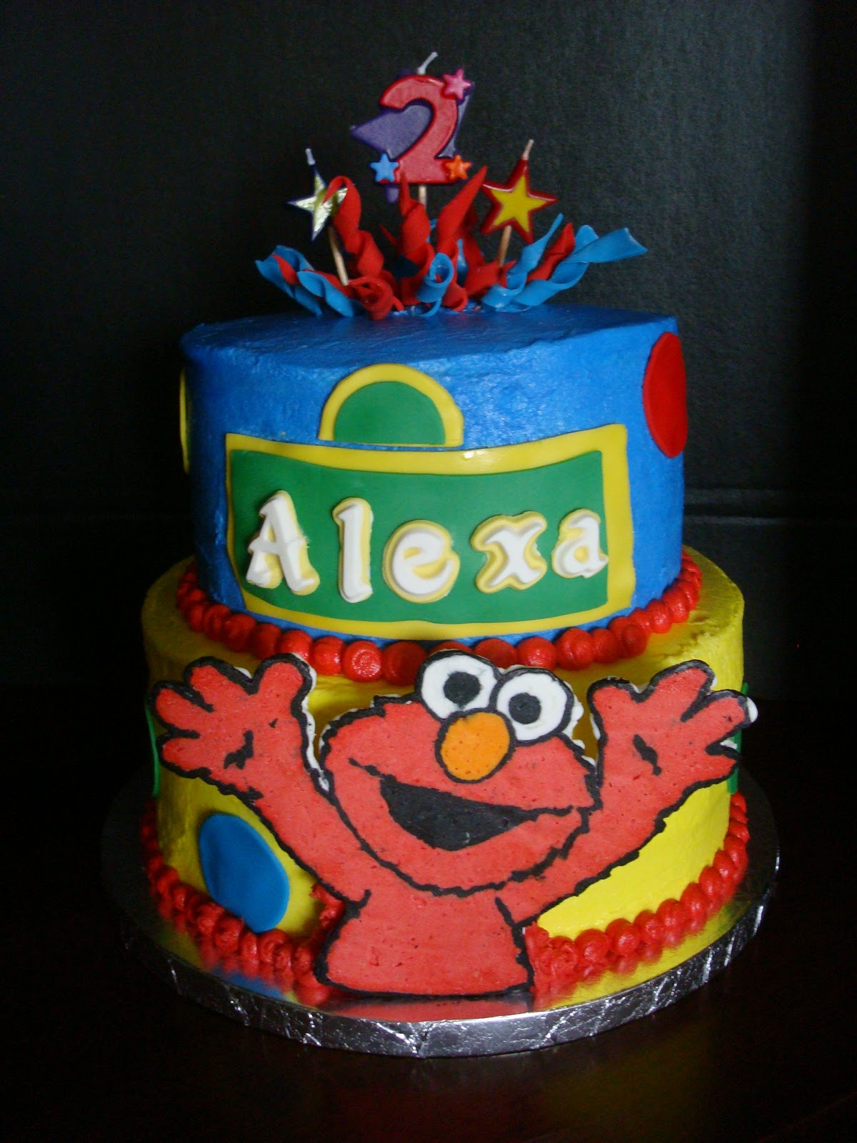 Dulces Ideas y Mas: FBCT - Elmo Cake!!!